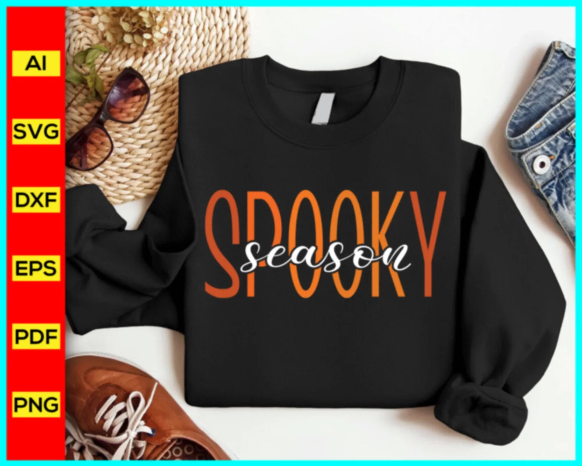 Spooky Season SVG, Halloween SVG, Spooky PNG, Spooky Vibes Svg, Fall S ...