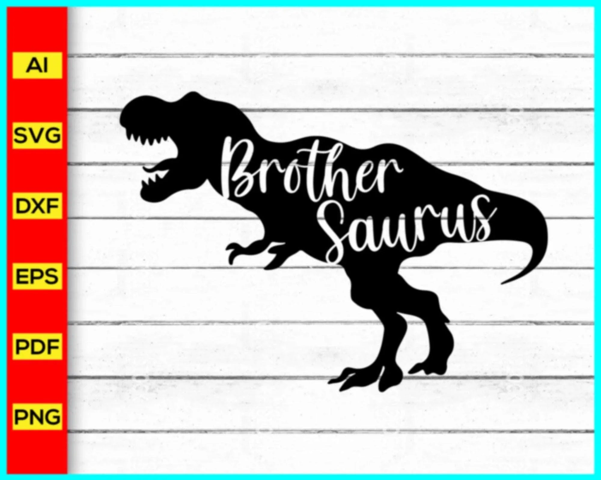 Brother Saurus Svg, Saurus Svg, Dinosaurs Family Svg, Dino Svg, Big Li ...