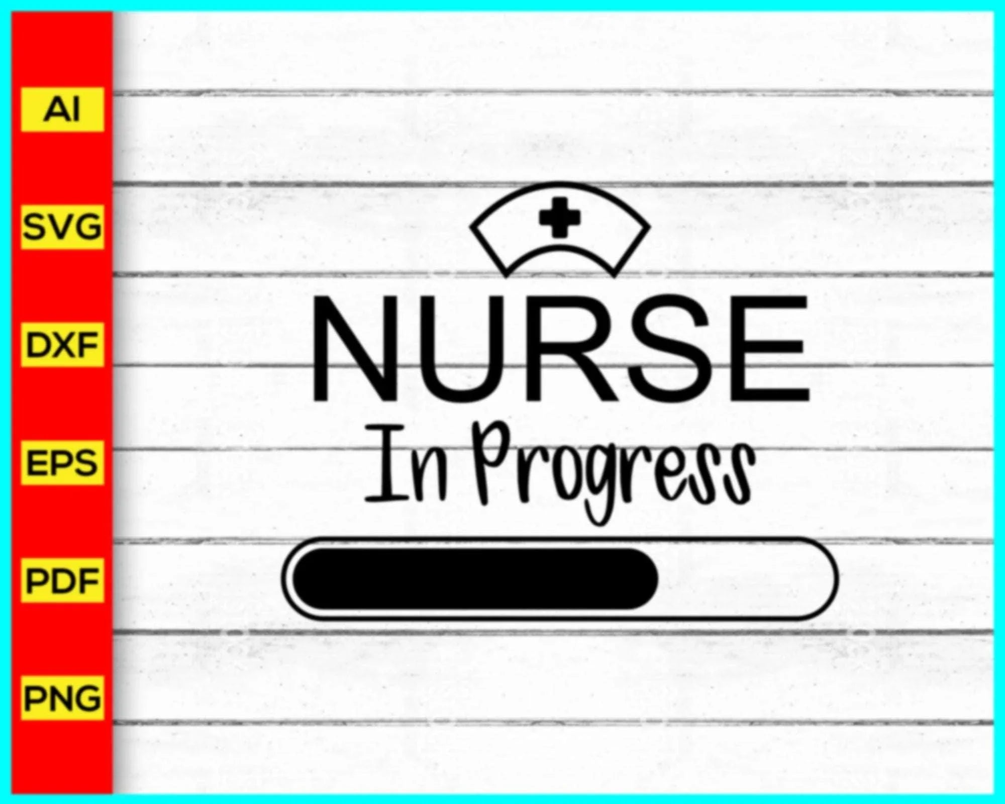 Nurse In Progress Svg, Nurse Svg, Stethoscope Svg, Nursing Svg, RN Svg ...