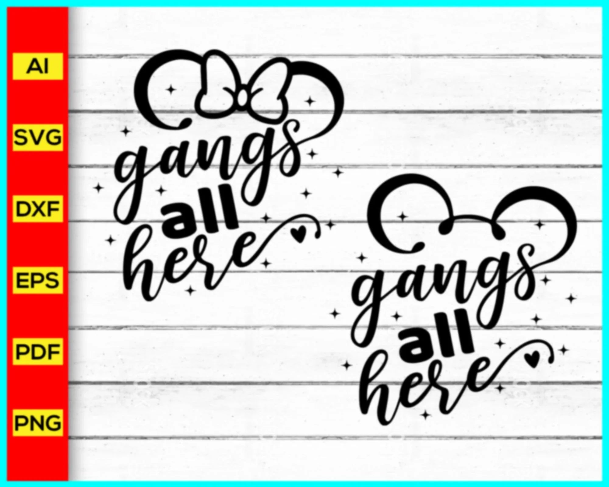 Gangs All Here 2023 Svg, Family Trip 2023 SVG, Family Vacation 2023 SV ...