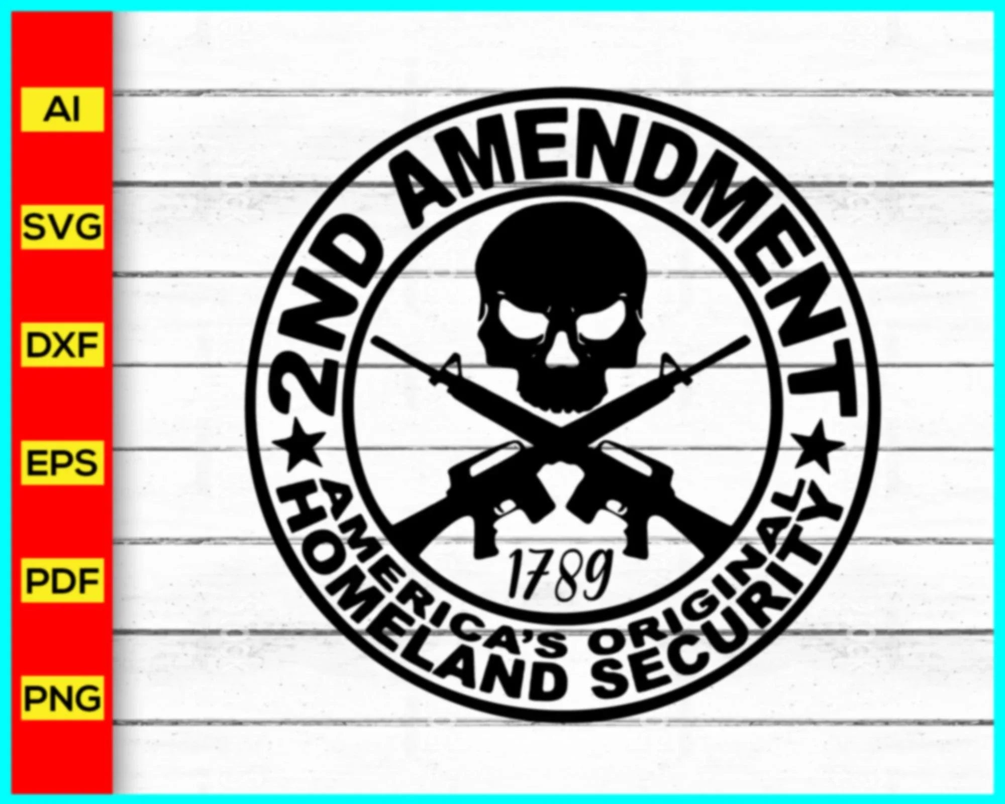 2nd Amendment Svg Png Silhouette, Cricut, Decal, Sticker, homeland sec ...