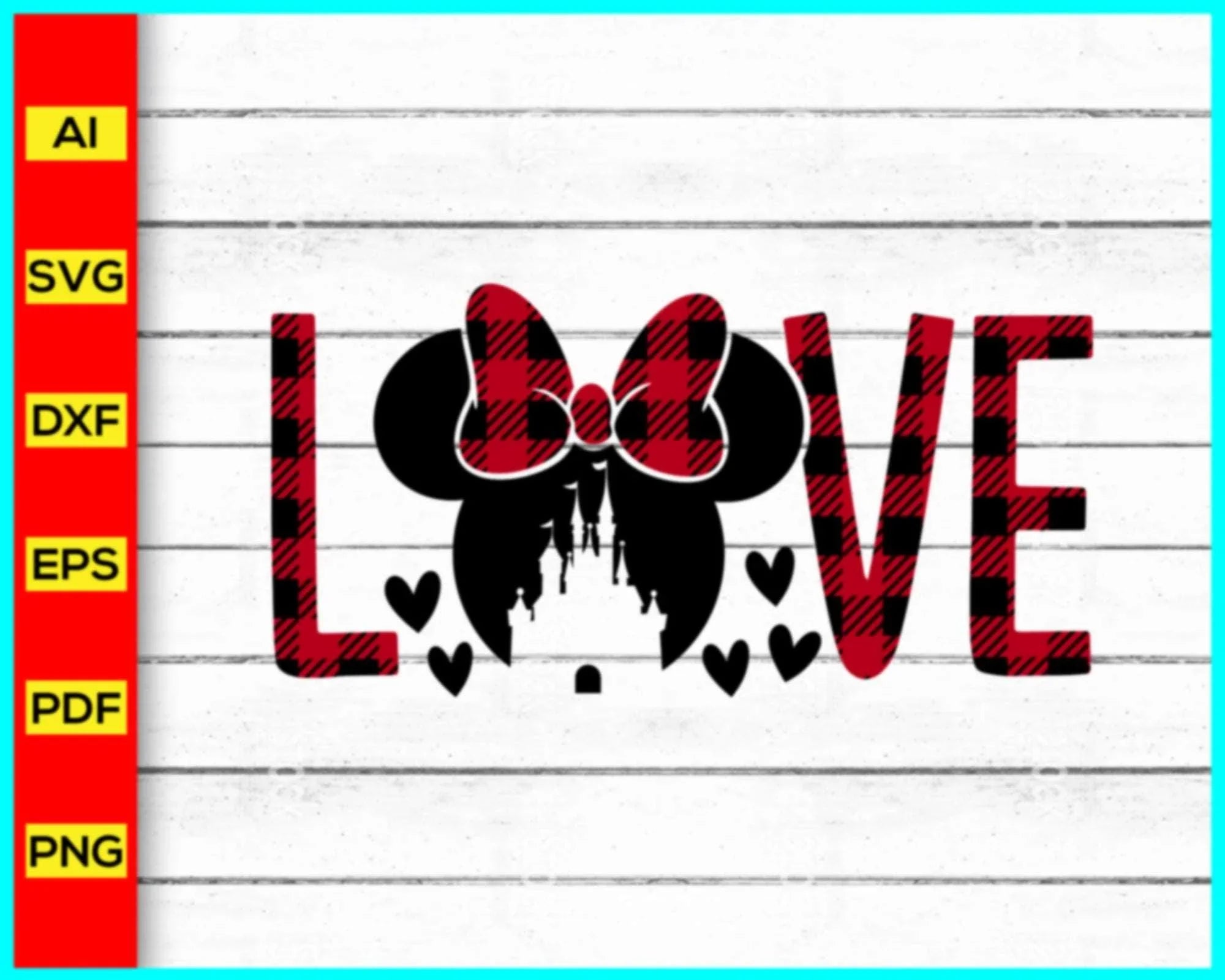 Disney Love Svg, Mickey Mouse Svg silhouette Png, Disney Svg, Animal K ...