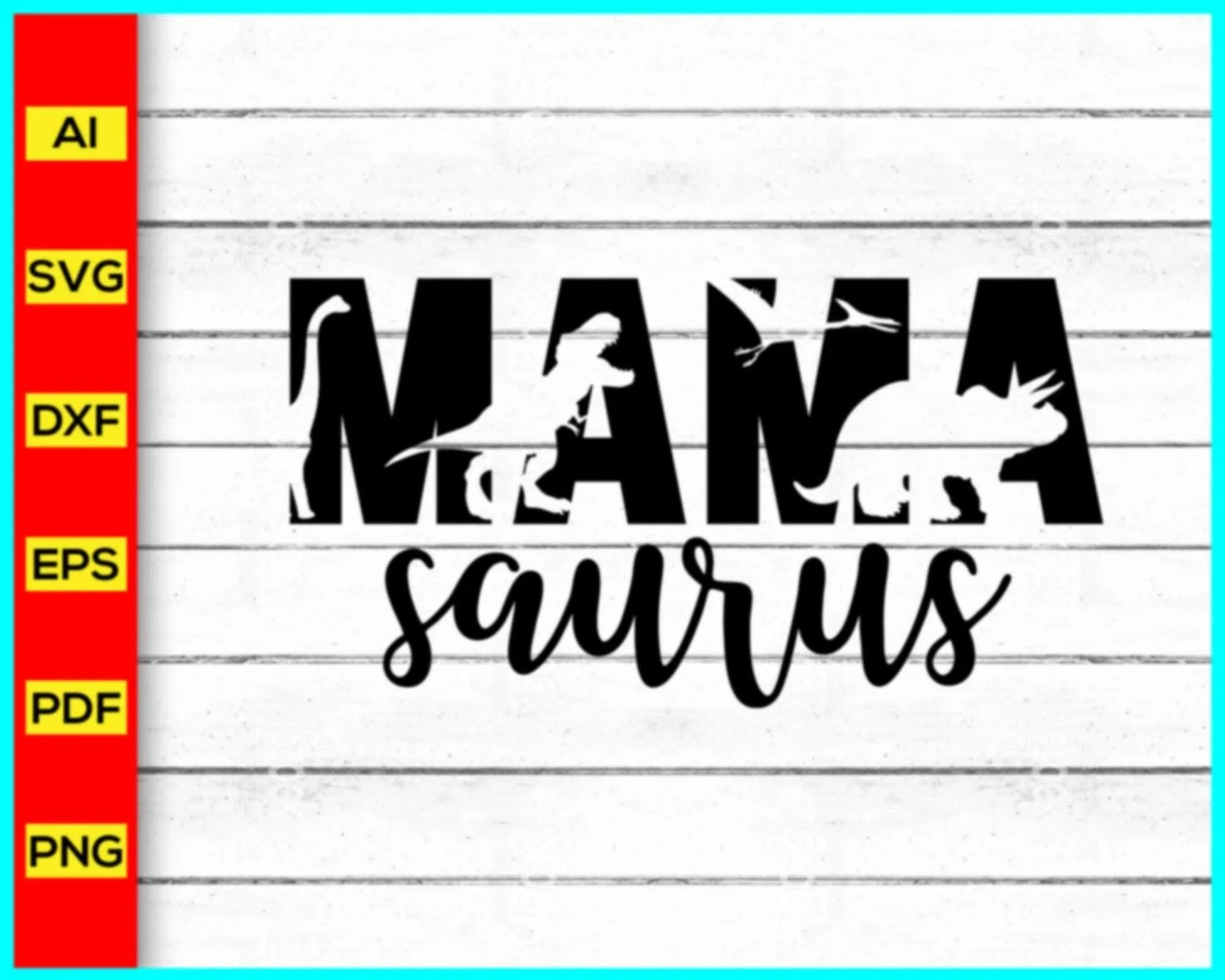 Mama Saurus Svg, Saurus Svg, Dinosaurs Family Svg, Dino Svg, Auntie Au ...