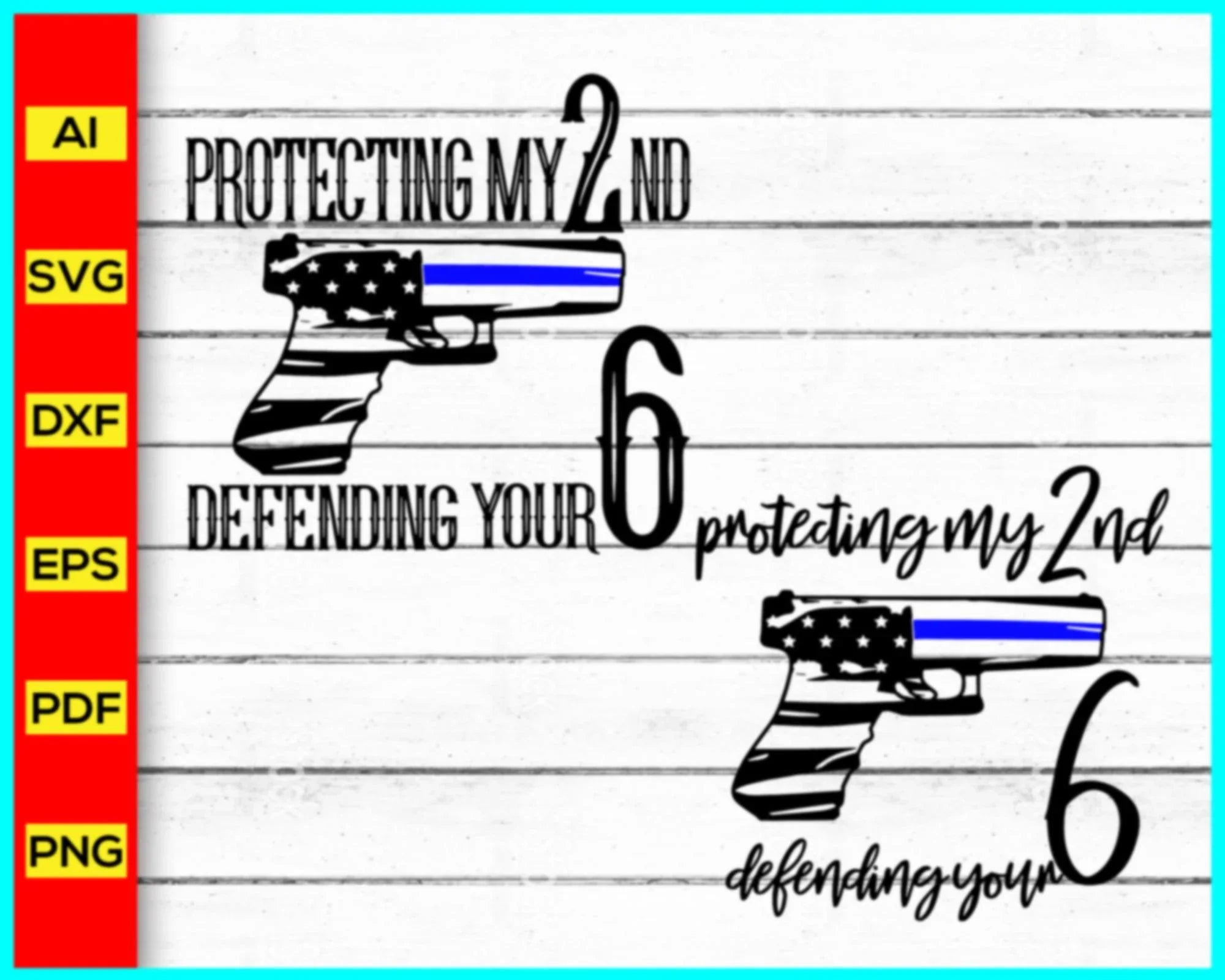 2nd Amendment Svg Png Silhouette, Cricut, Decal, Sticker, homeland sec ...