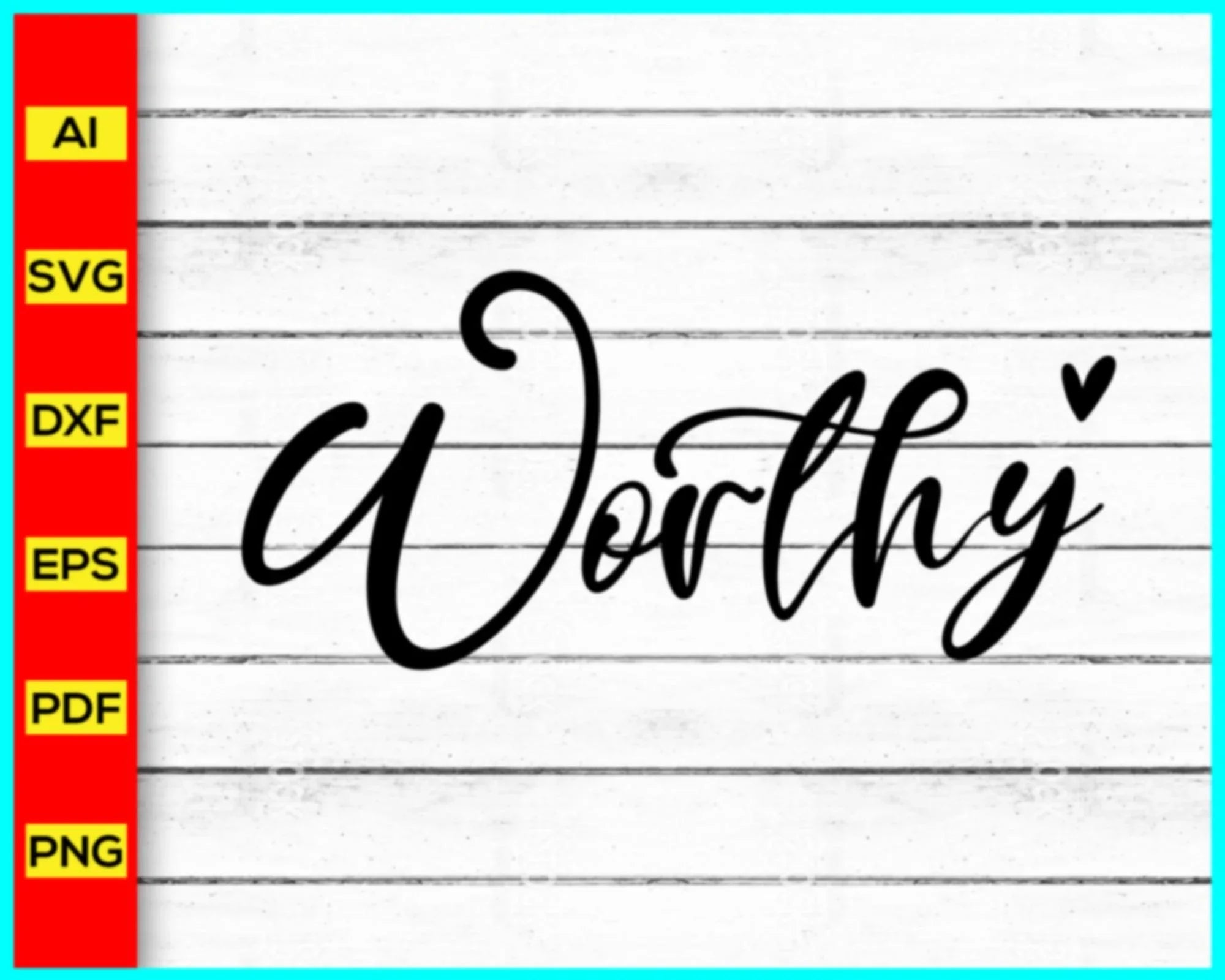 Worthy Svg, Christian Svg, Jesus Svg, Religious Svg, Faith Svg, Bible ...